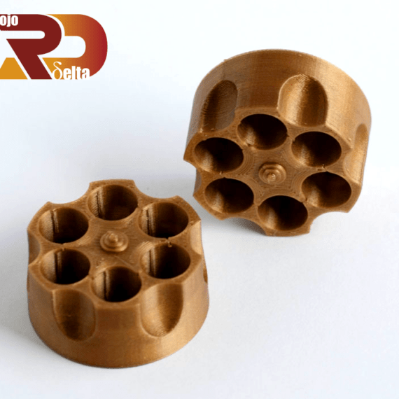 Pack de Balas y Tambores para BANG! - Rojo Delta (Impresión 3D)