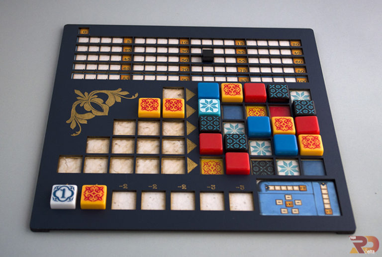 Tablero de Jugador Juego de Mesa Azul > Rojo Delta